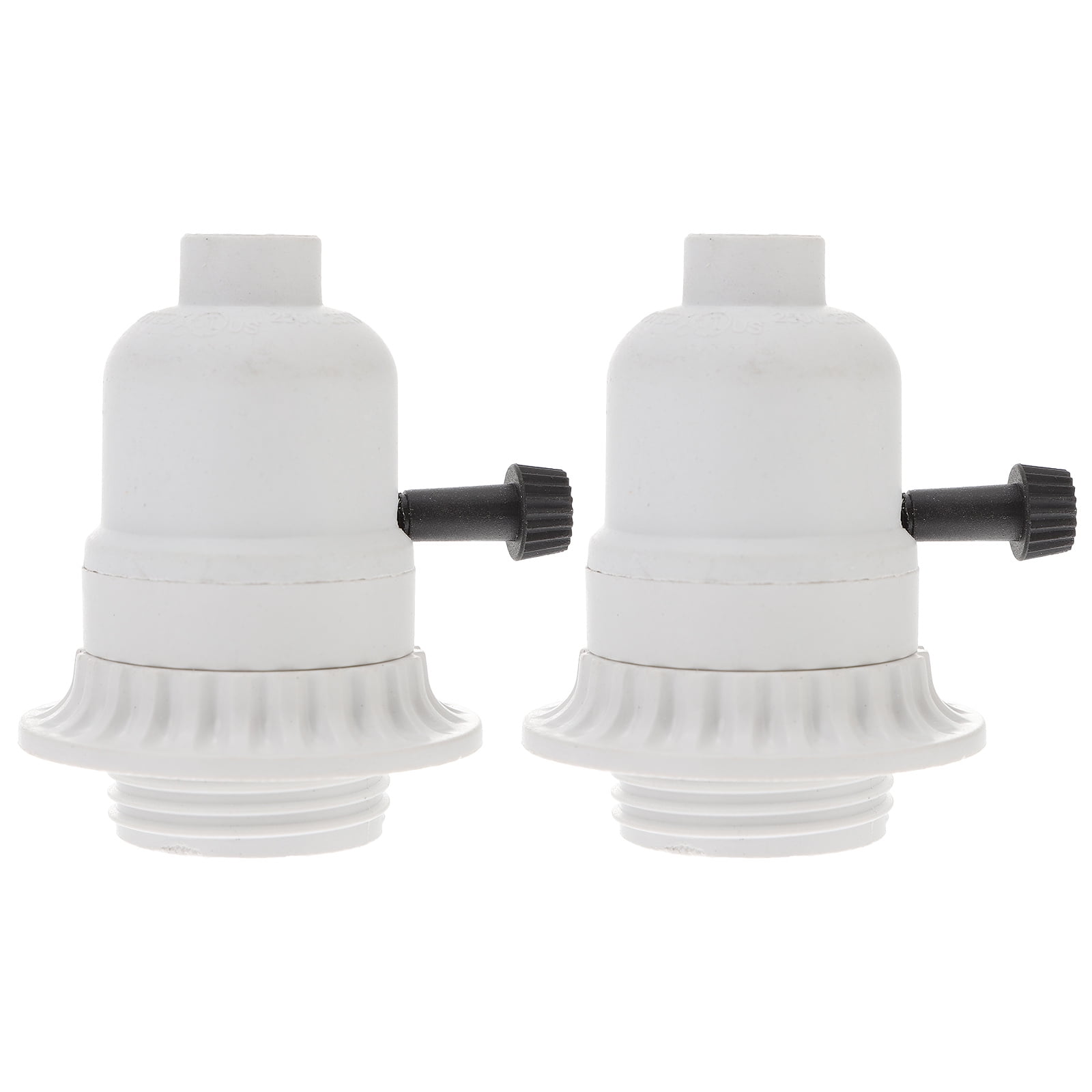 WYN 6 pcs Light Socket E26/E27 Lamp Socket Retro Light Socket with Ring ...