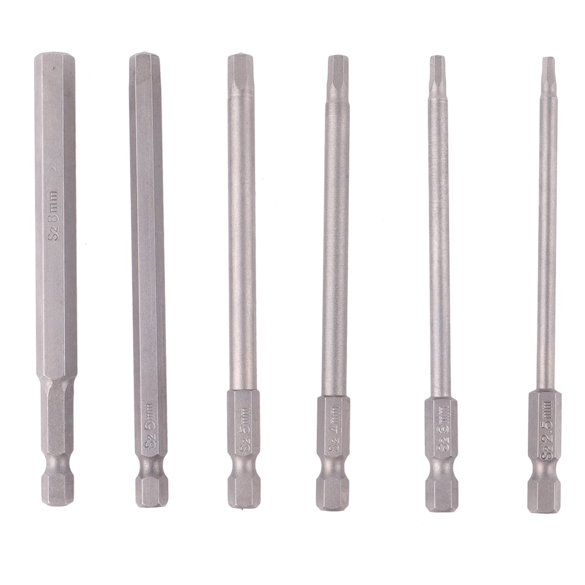 6 Pcs Screwdriver Damaged Screw Puller Screw Extractor Hex Key Drill ...