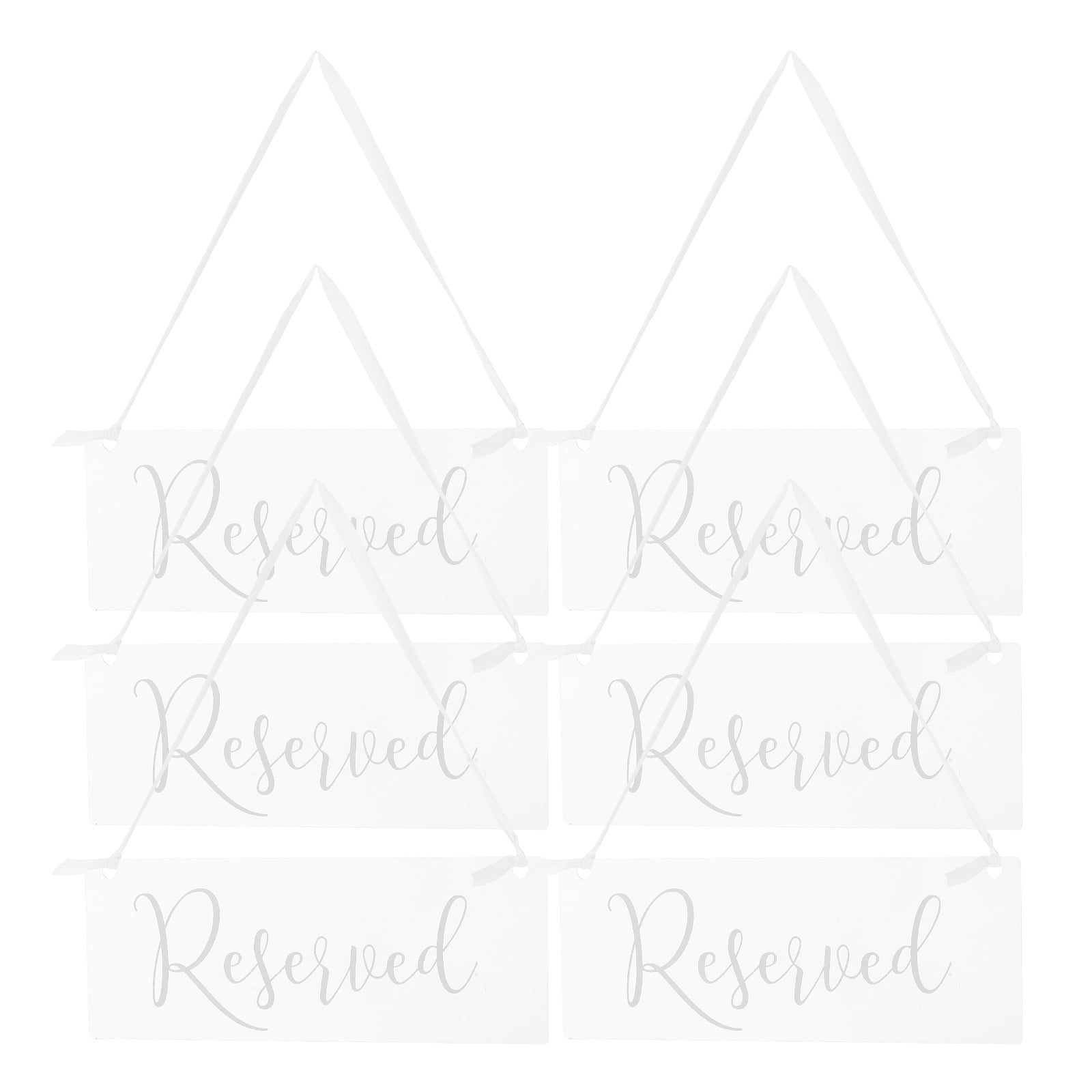 6 Pcs Seating Chart for Wedding Reception Display Reservation Card ...