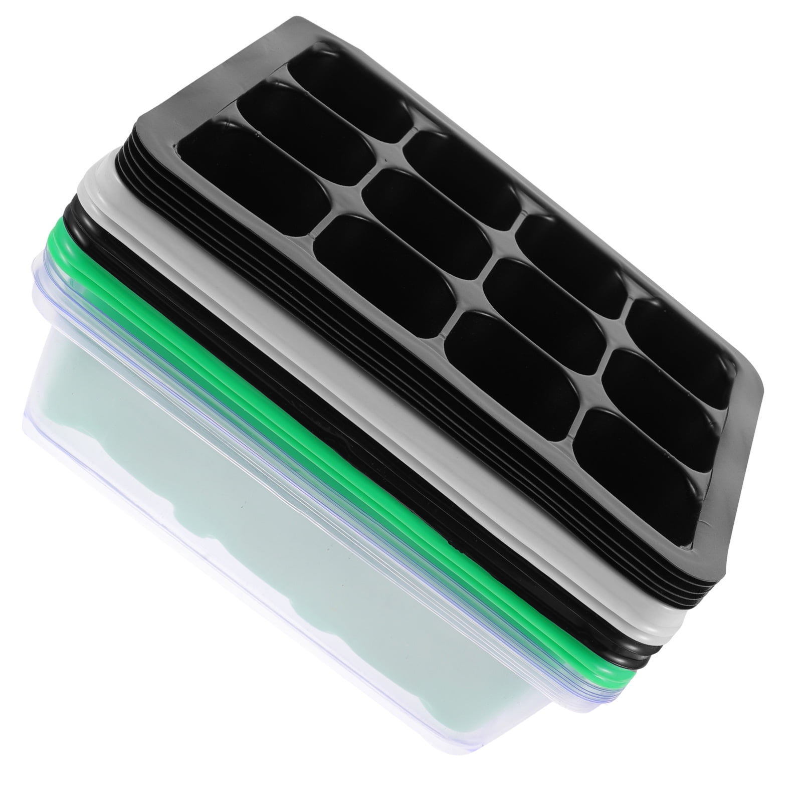 6 Pcs Seedling Box Greenhouse Starter Container Plant Cutting Tray ...