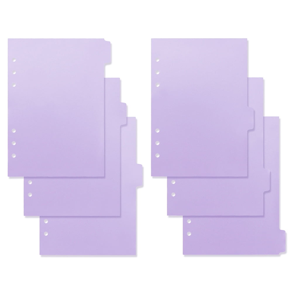 Leifggao 6Pcs Daily Use Binder Dividers Professional Binder Tabs ...