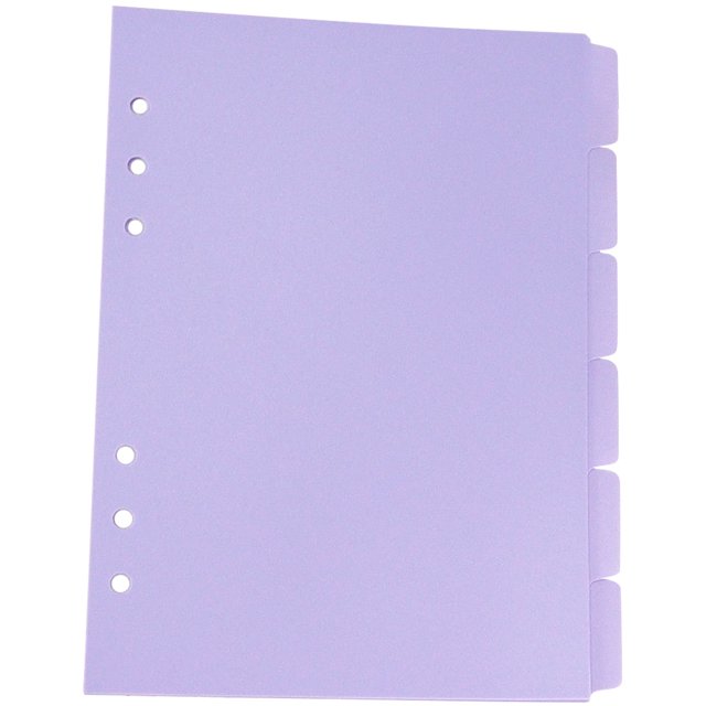 6 Pcs Separator Page Pocket Dividers Binder Tabs with Pockets Note Pads ...