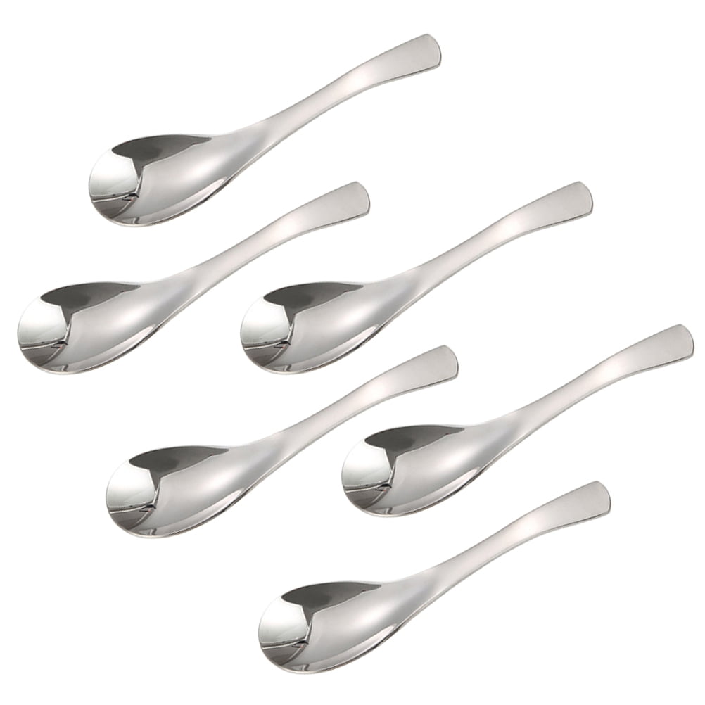 6 Pcs Serving Spoon Spoons Tableware for Restaurant Food Child ...