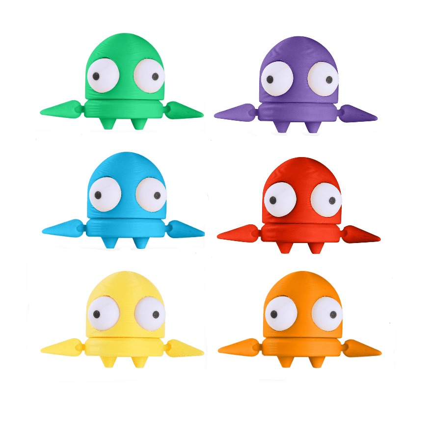 6 Pcs/Sets REPO 3D Printed Character Figure Articulated Toys, 1.97 Inch ...