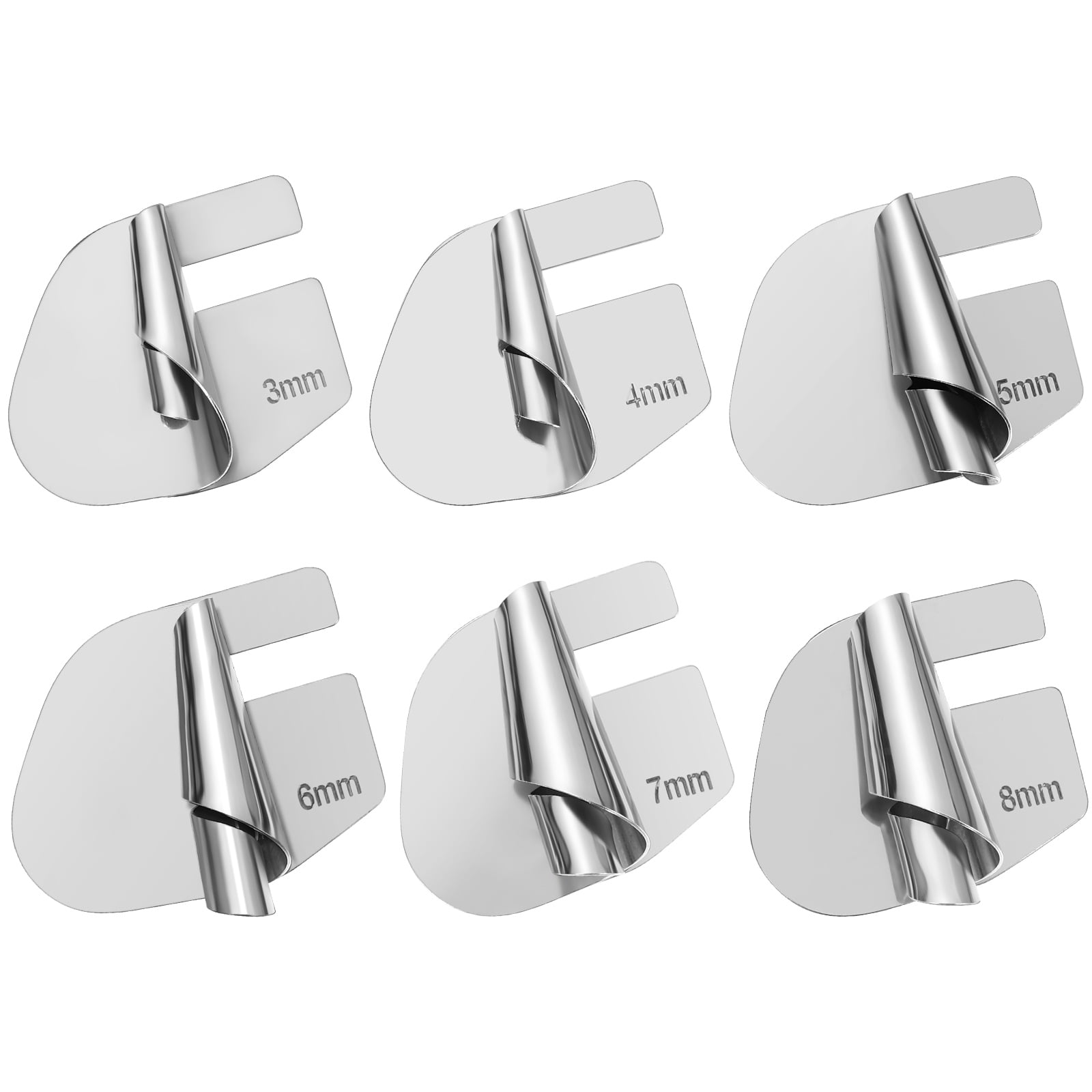 6 Pcs Sewing Machine Hemming Foot Rolled Accessories Presser Feet ...