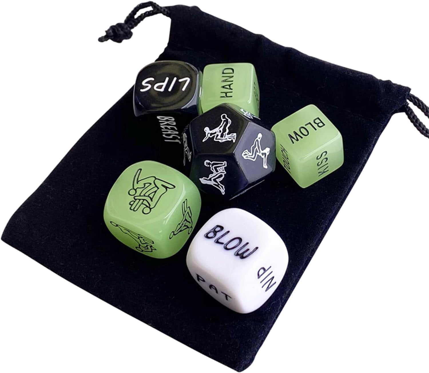 6 Pcs Sex Gaming Dice For Adults Couples Sex Play Fun Kinky Games For