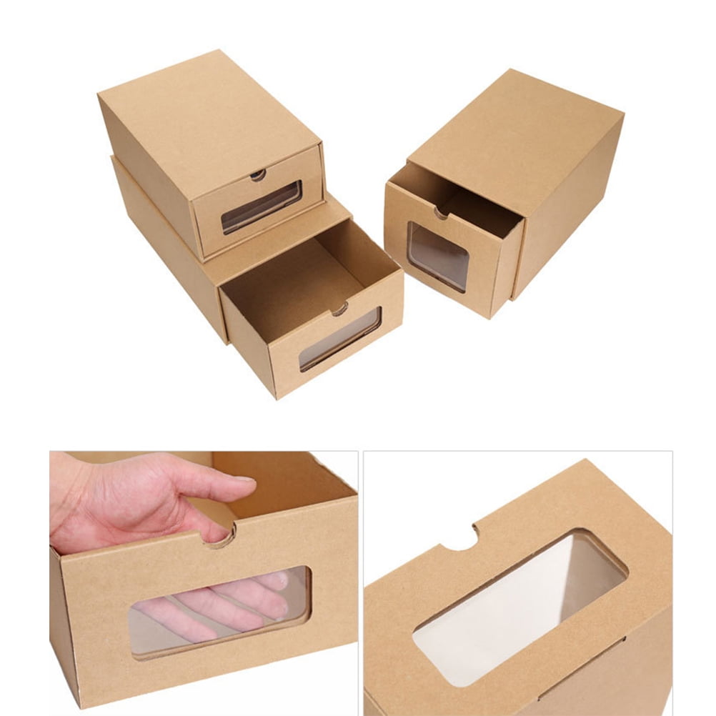 6 Pcs Shoe Cabinet Shoe Boxes Shoe Holder Cabinet Shoes Case Shoe Rack ...