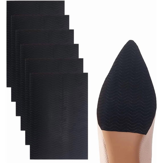 6 Pcs Shoe Sole Protectors Black Shoe Bottom Grip Pads Non-Slip Shoe ...