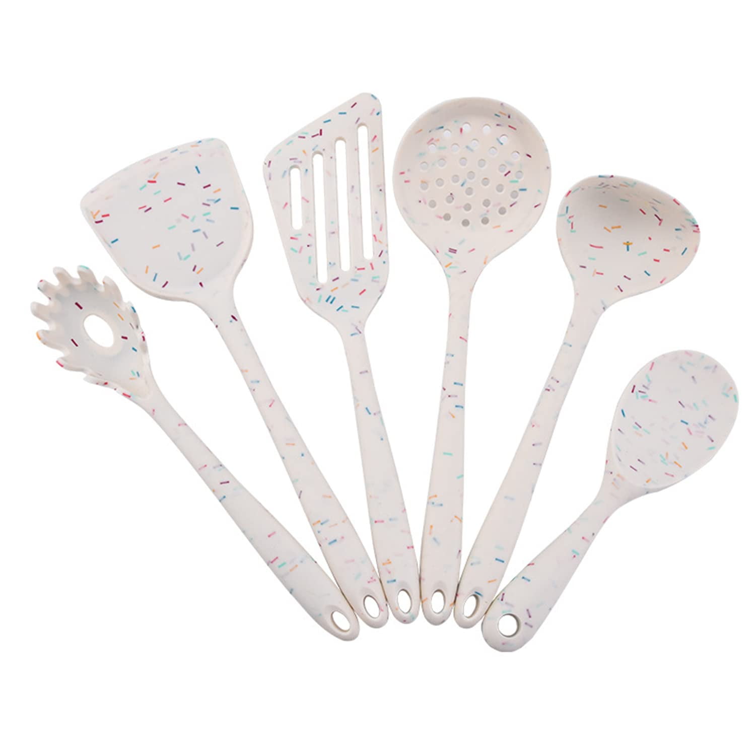 6 Pcs Silicone Kitchen Utensils Set, Silicone Cooking Utensils, Heat ...