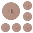 6 Pcs Silicone Lids for Cups 3.85 Inch, Reusable Silicone Cup Covers ...