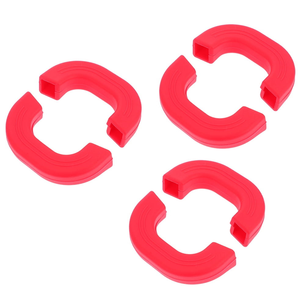 6 Pcs Silicone Pot Handle Cover Grip Sleeve Expandable Holders Foil ...