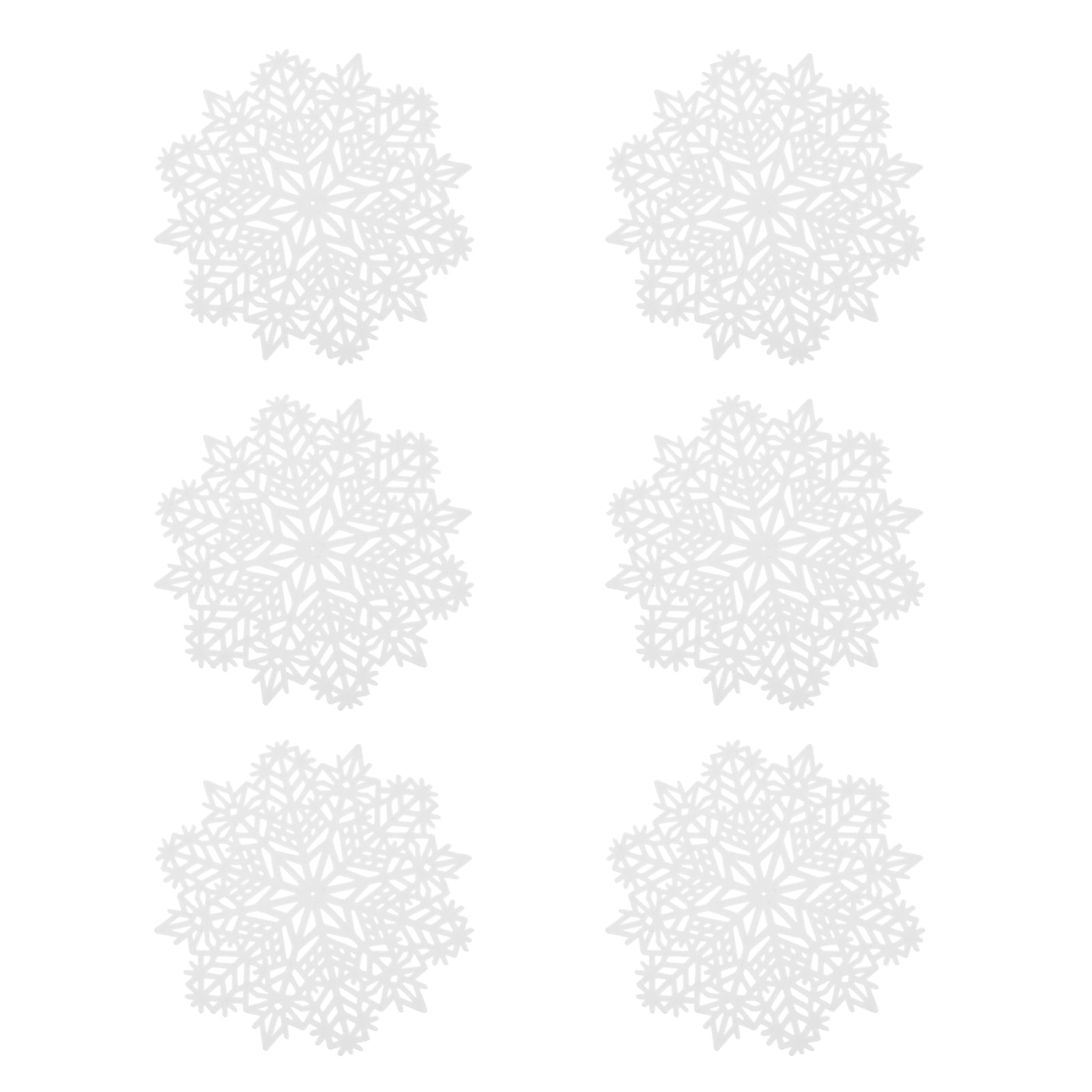 WHAMVOX 6Set Elegant Square Cup Mat Home Coaster for Dining Environment ...