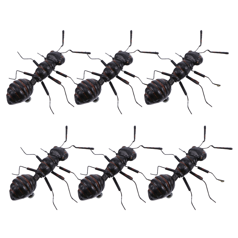 6 Pcs Simulated Ants Desktop Ornament Fake Ants Realistic Looking Ants ...