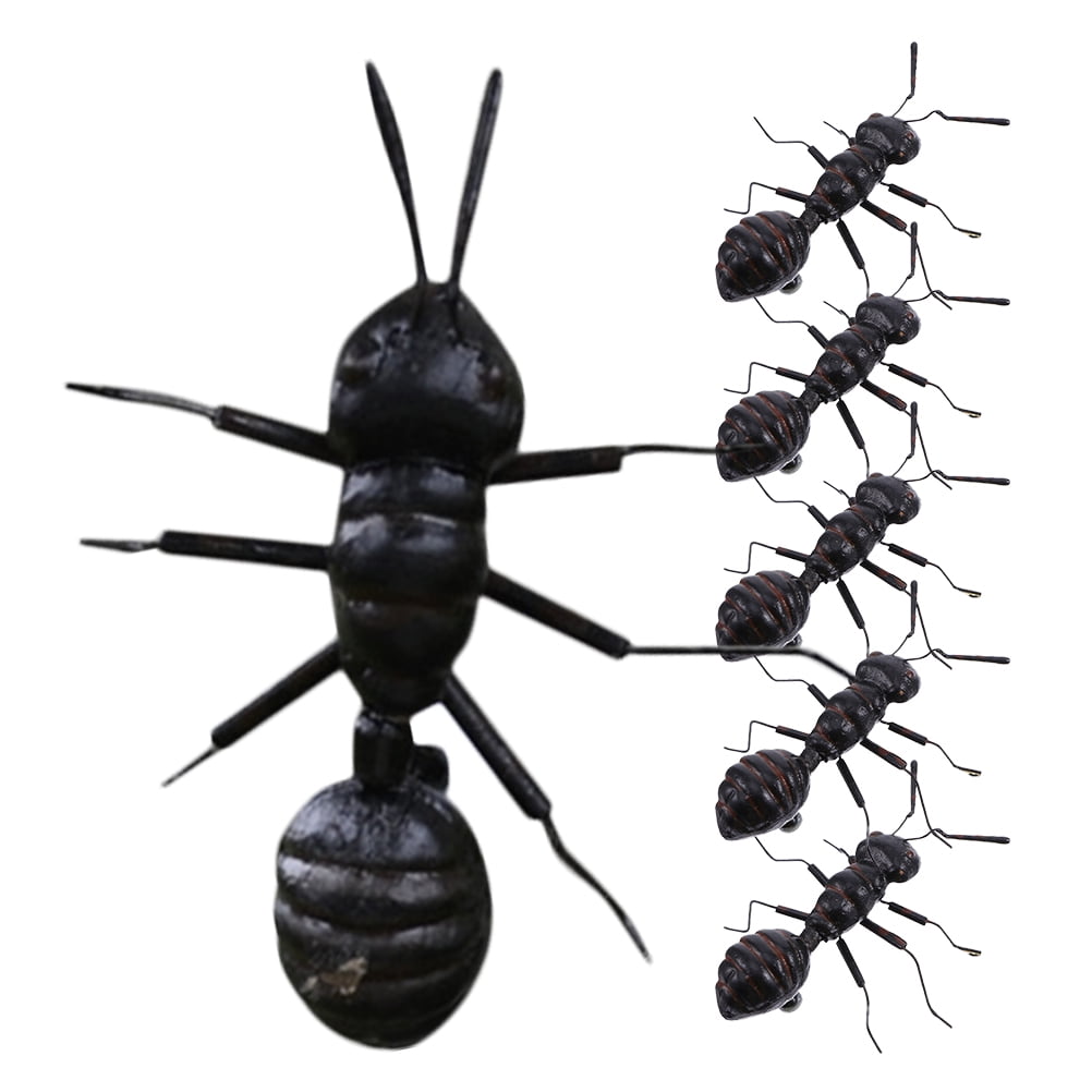 6 Pcs Simulated Ants Cute Ants Decor Large Ants Decor Garden Decor ...