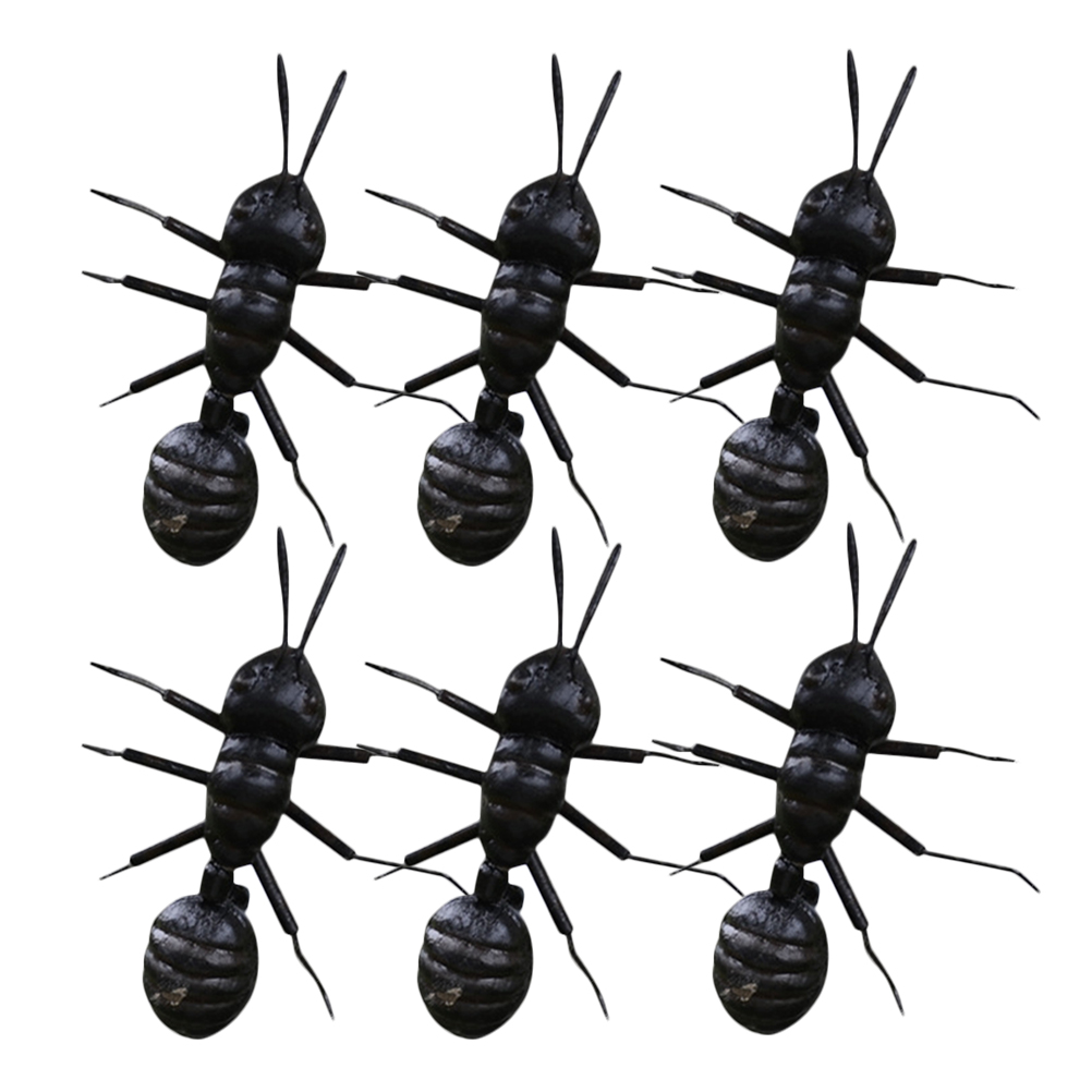 6 Pcs Simulated Ants Miniature Ant Figurines Small Prank Desk Ants ...