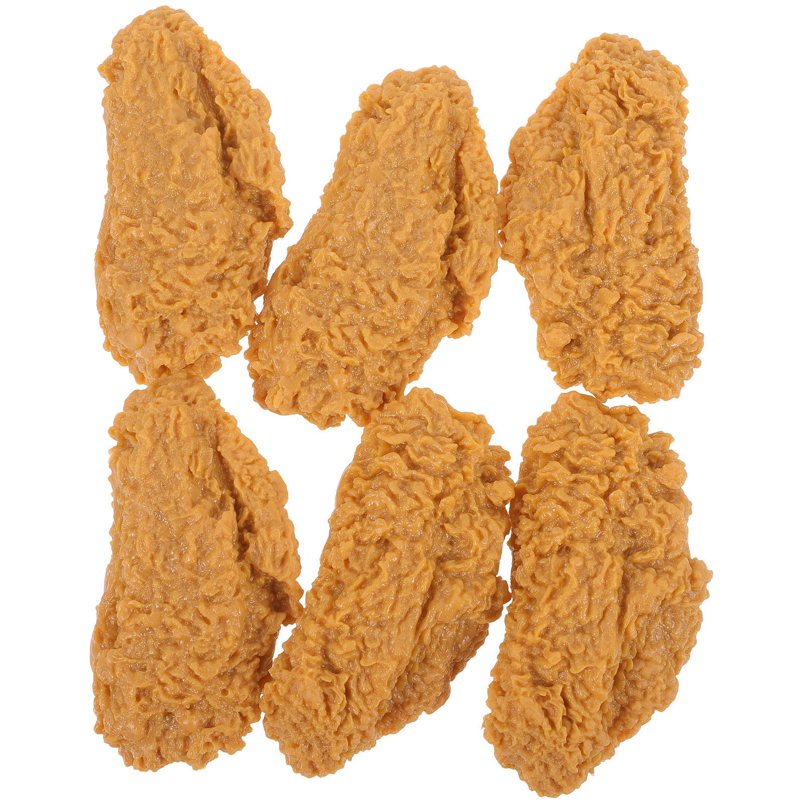 6 Pcs Simulated Chicken Wings Models Artificial Food Meat for Display ...