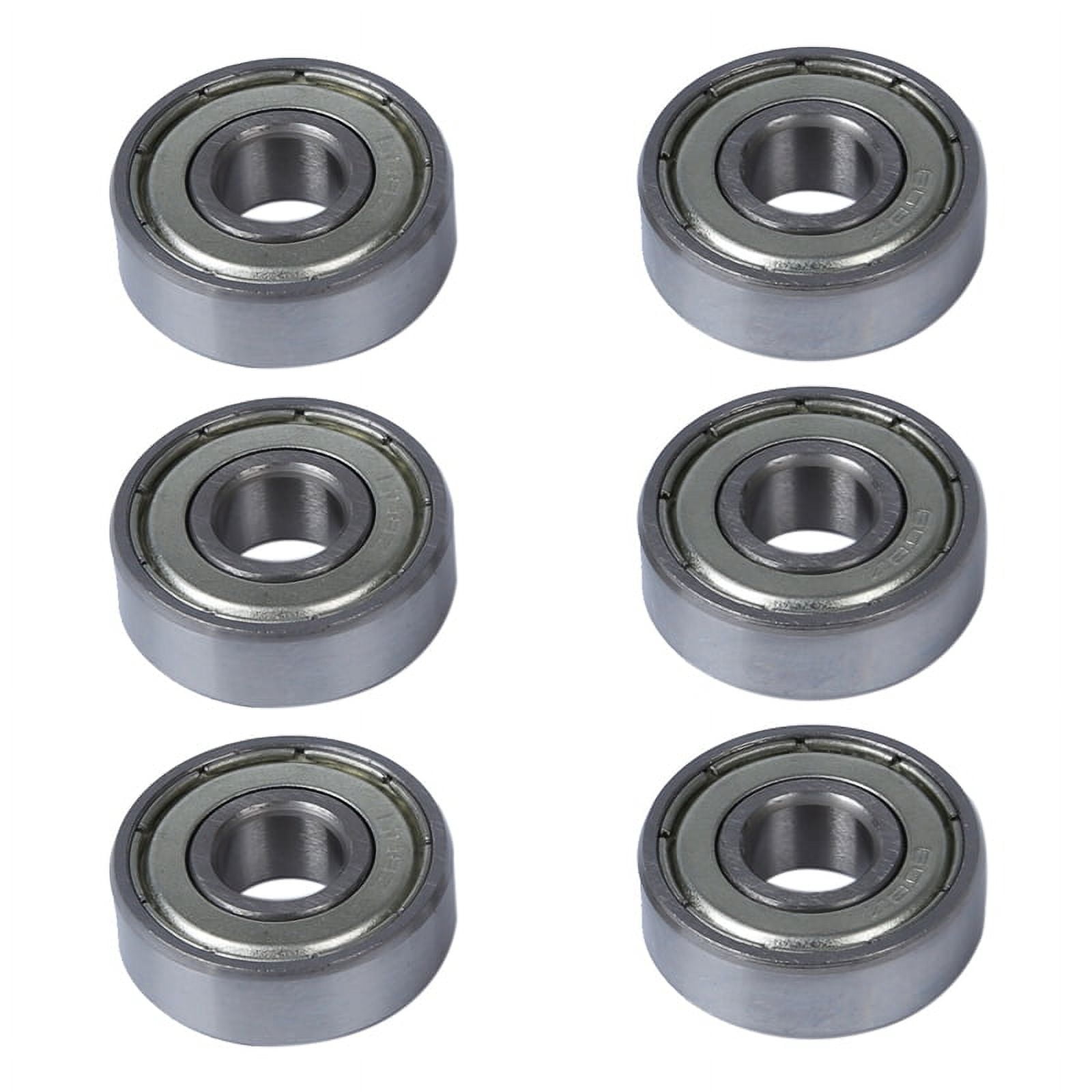 6 Pcs Single Shielded 608Z Miniature Deep Groove - Walmart.com