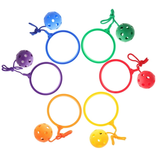 6 Pcs Kids Jump Rope Toy Hoop Ball Sports Skipping Toy Fitness 56x7cm ...