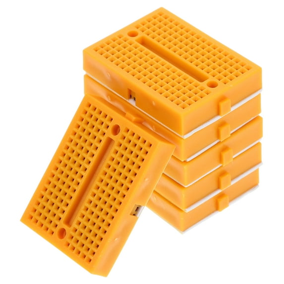 6 Pcs Small Bread Board Breadboard Kit Small Solderable Breadboard ...