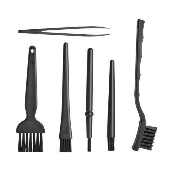6 Pcs Small Cleaning Brushes for Tight Spaces, Anti-Static Nylon ...