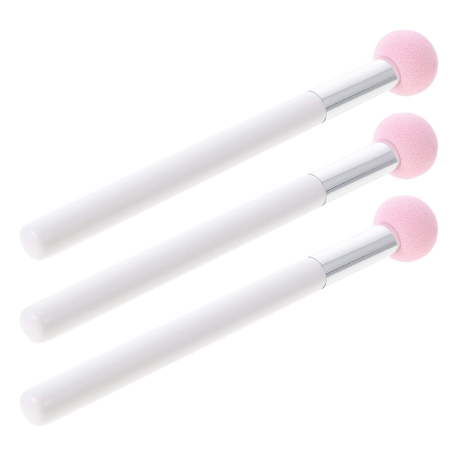 6 Pcs Small Mushroom Head Makeup Triangle Puff Concealer Brushes Round ...