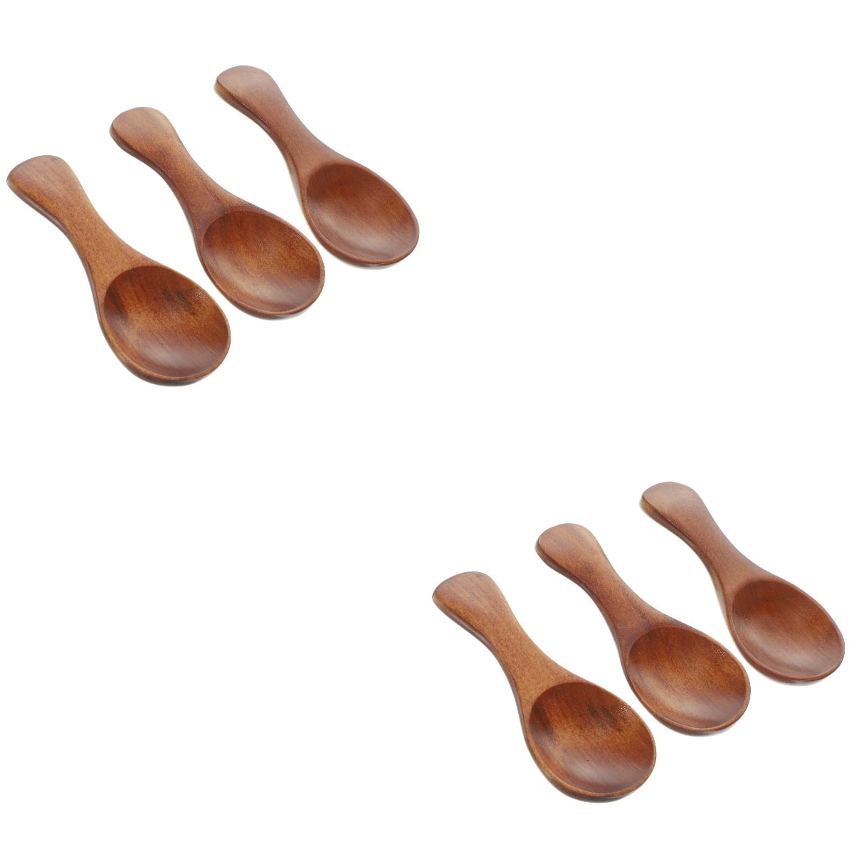 6 Pcs Small Wooden Spoon Tiny Wooden Spoons Kitchen Helper Wood ...