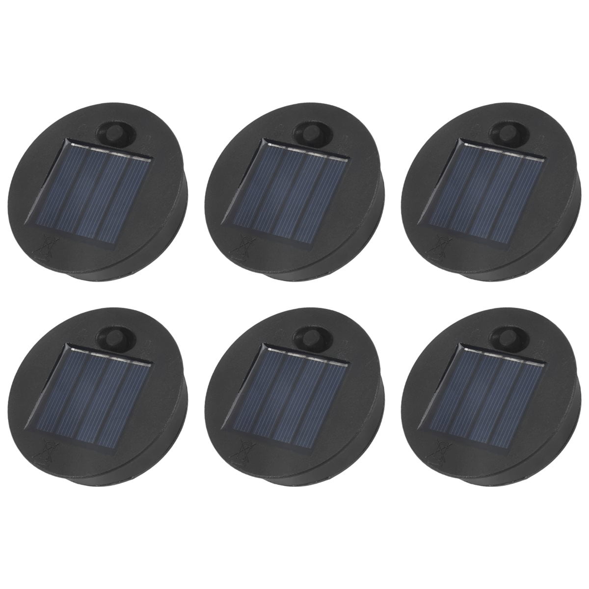 6 Pcs Solar Lights Replacement Top 7 Lumens Solar Lantern Parts LED ...