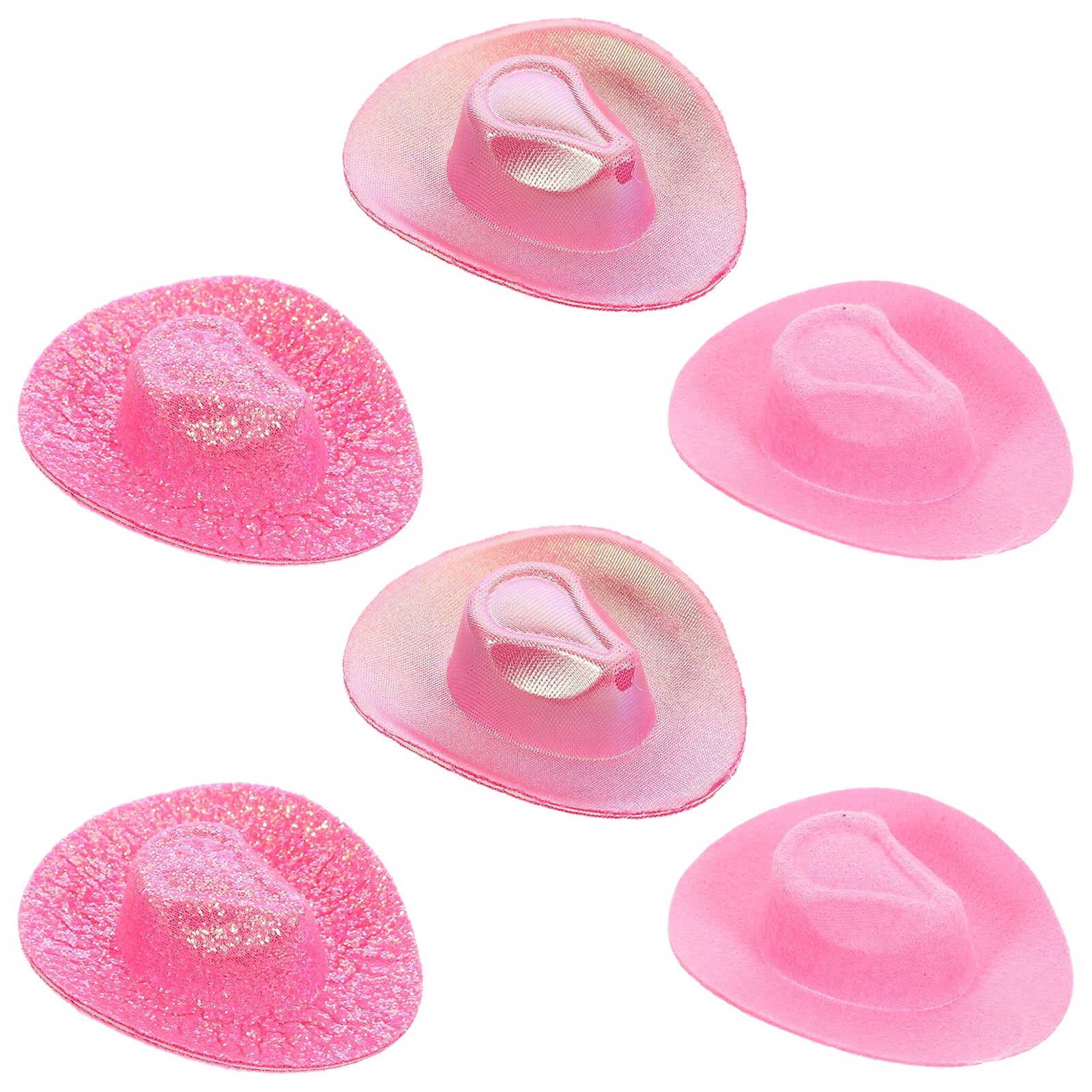 6 Pcs Sombreros Para Mujer Vaqueras Mini Hat Decor Caps Wine Bottle ...