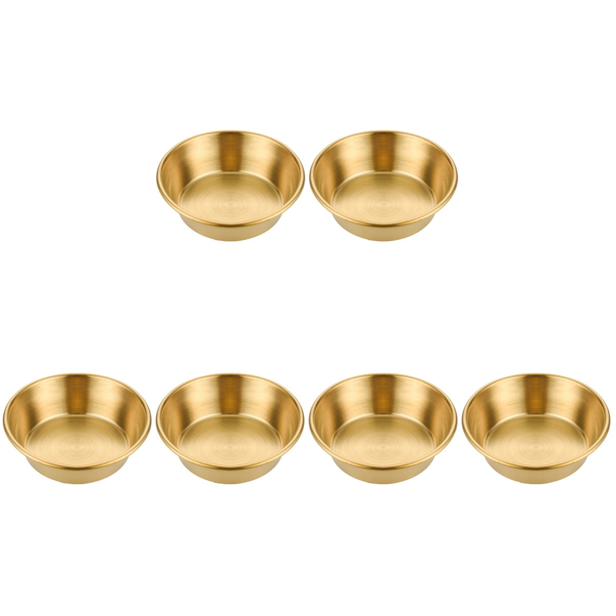 6 Pcs Spices Stainless Steel Bowl Salsa Cups Sauce Containers Seasoning ...