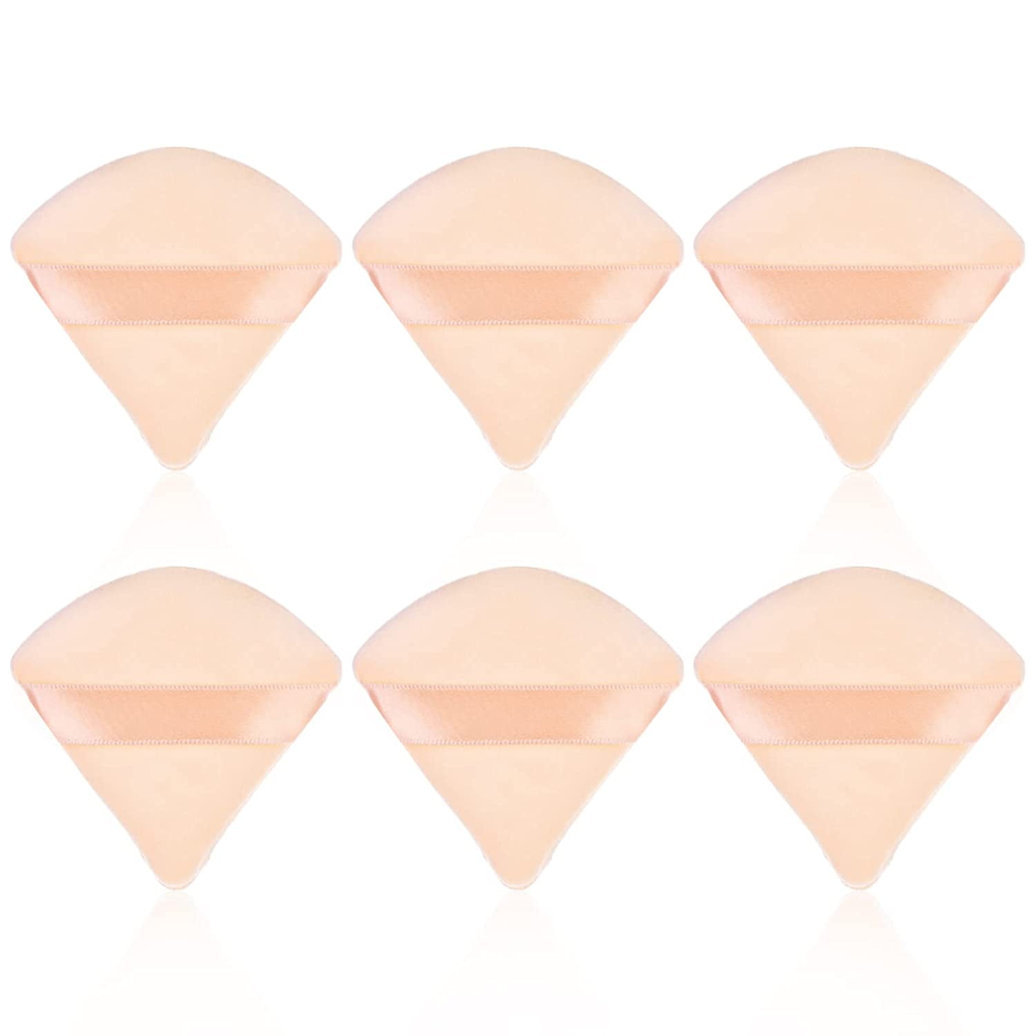 6 Pcs Sponge Loose Powder Puff Foundation Concealer Face Makeup Make Up ...