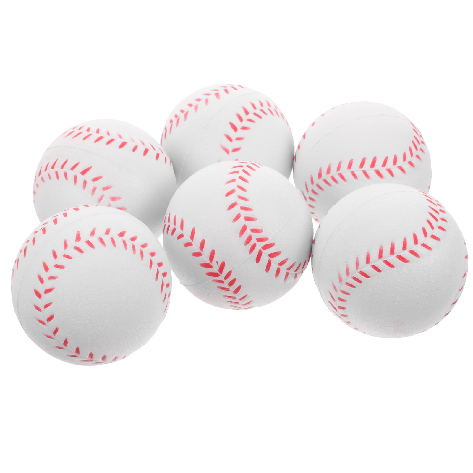 6 Pcs Sponge Training Baseball Children’s Toys Soft Baseballs Softballs ...