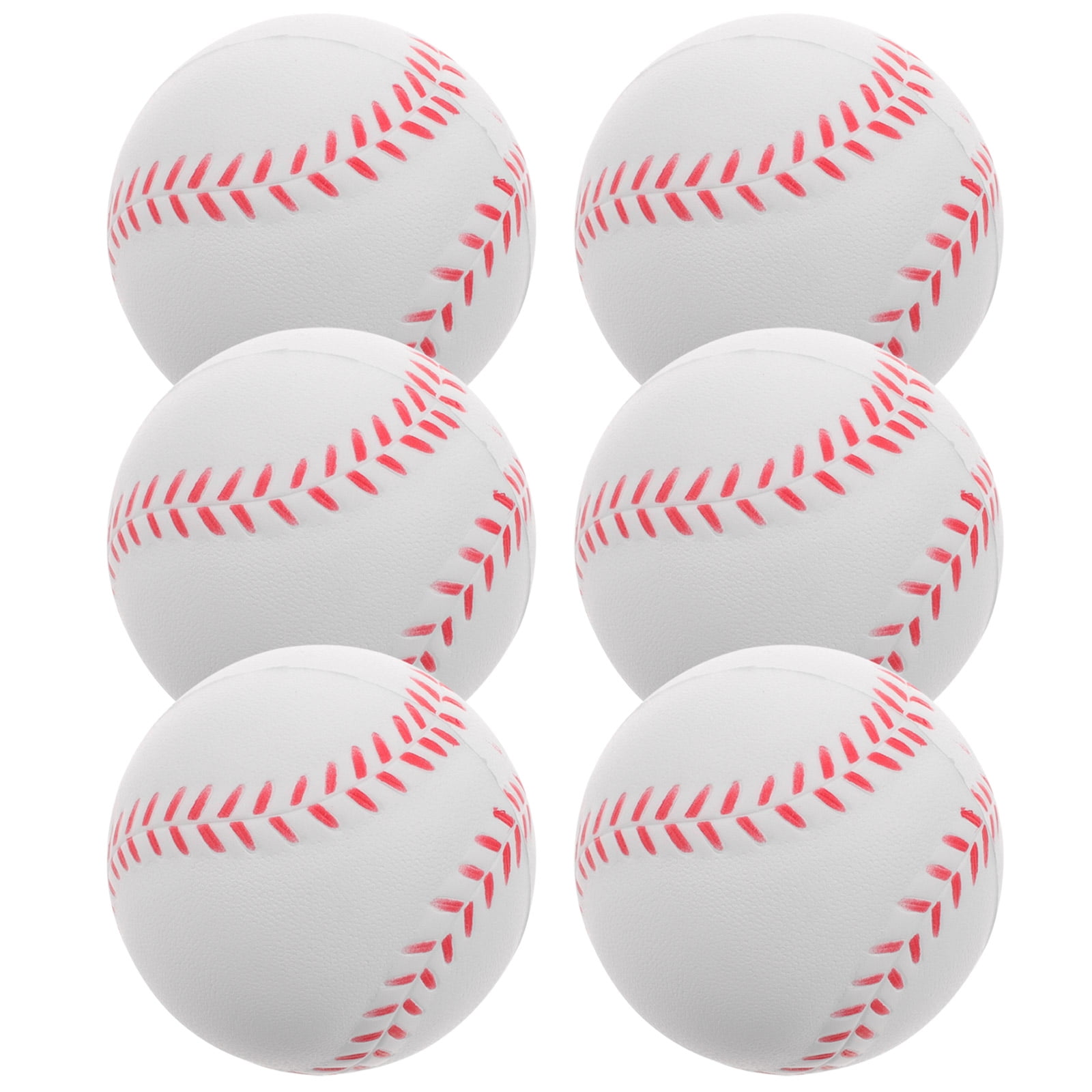 6 Pcs Sponge Training Baseball Softballs Baseballs for Pitching Sports ...