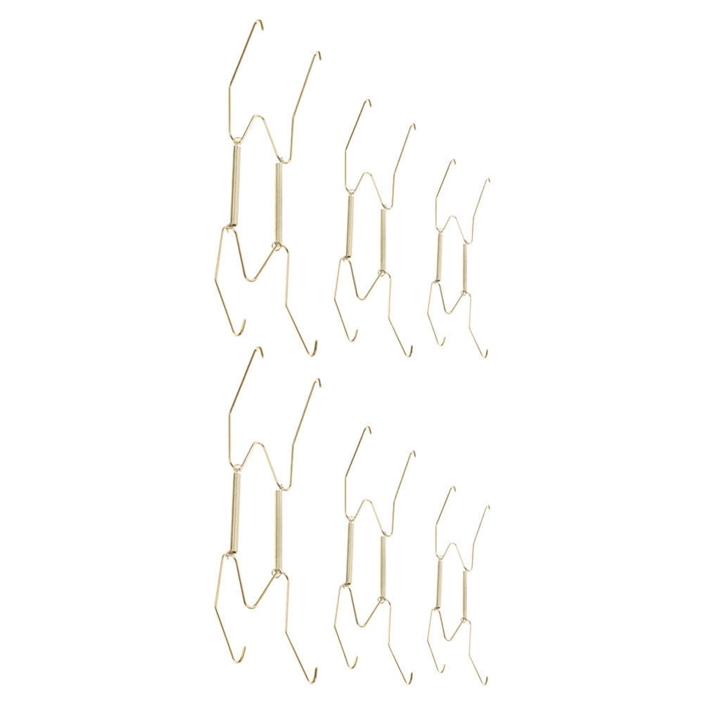 6 Pcs Spring Hanging Plate Rack Portable Sponges for Painting Pendant ...