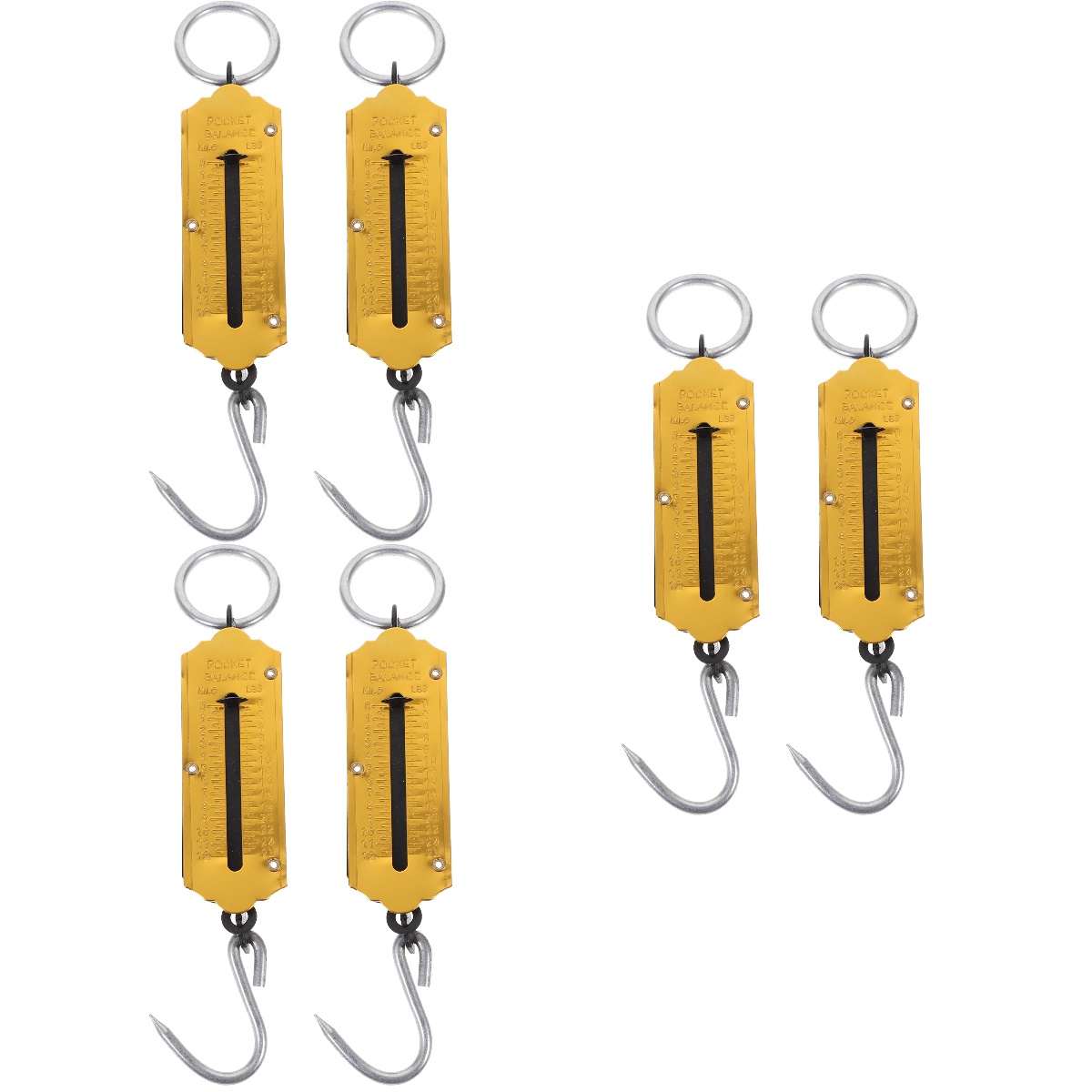 6 Pcs Spring Scale Hanging Scale Vegetables Scale Weight Scale ...