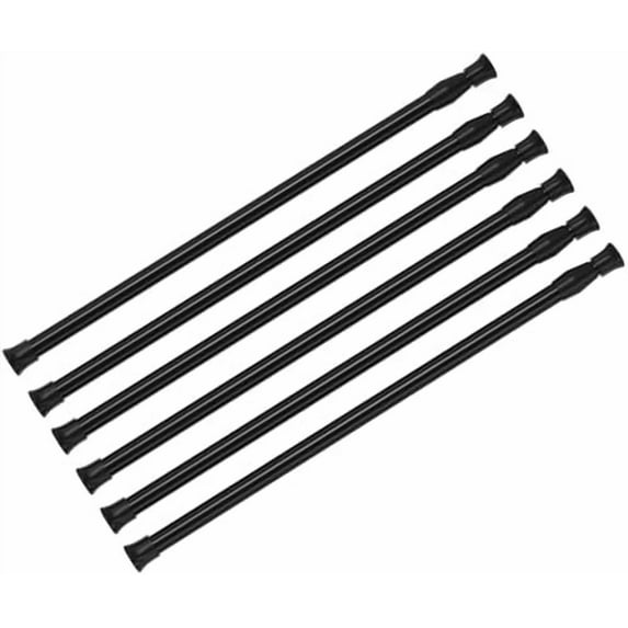 6 Pcs Spring Tension Curtain Rod 28-48 Inches Adjustable Expandable ...