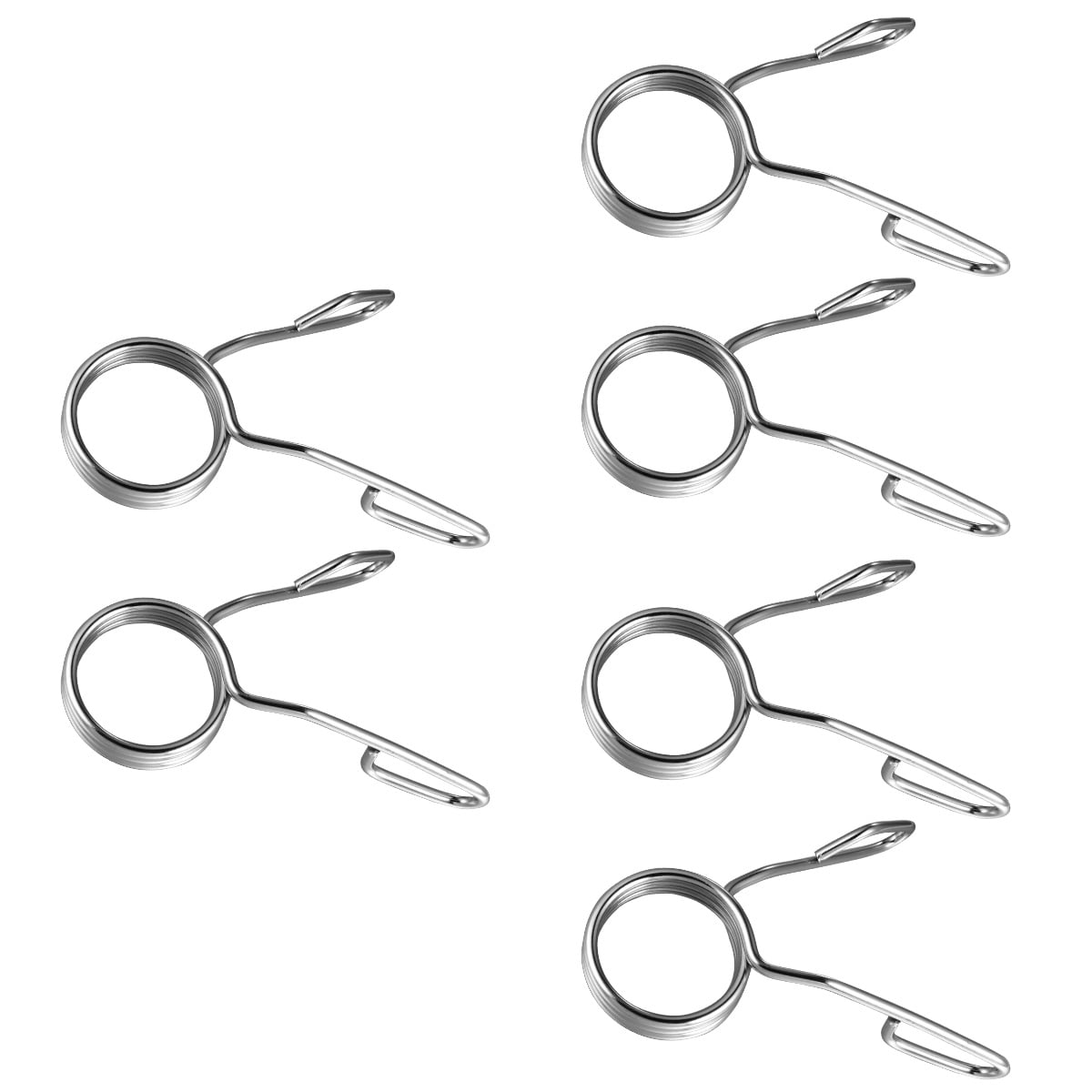 6 Pcs Sprung Spring Clips Bar Spring Collar Spring Clamp for ...