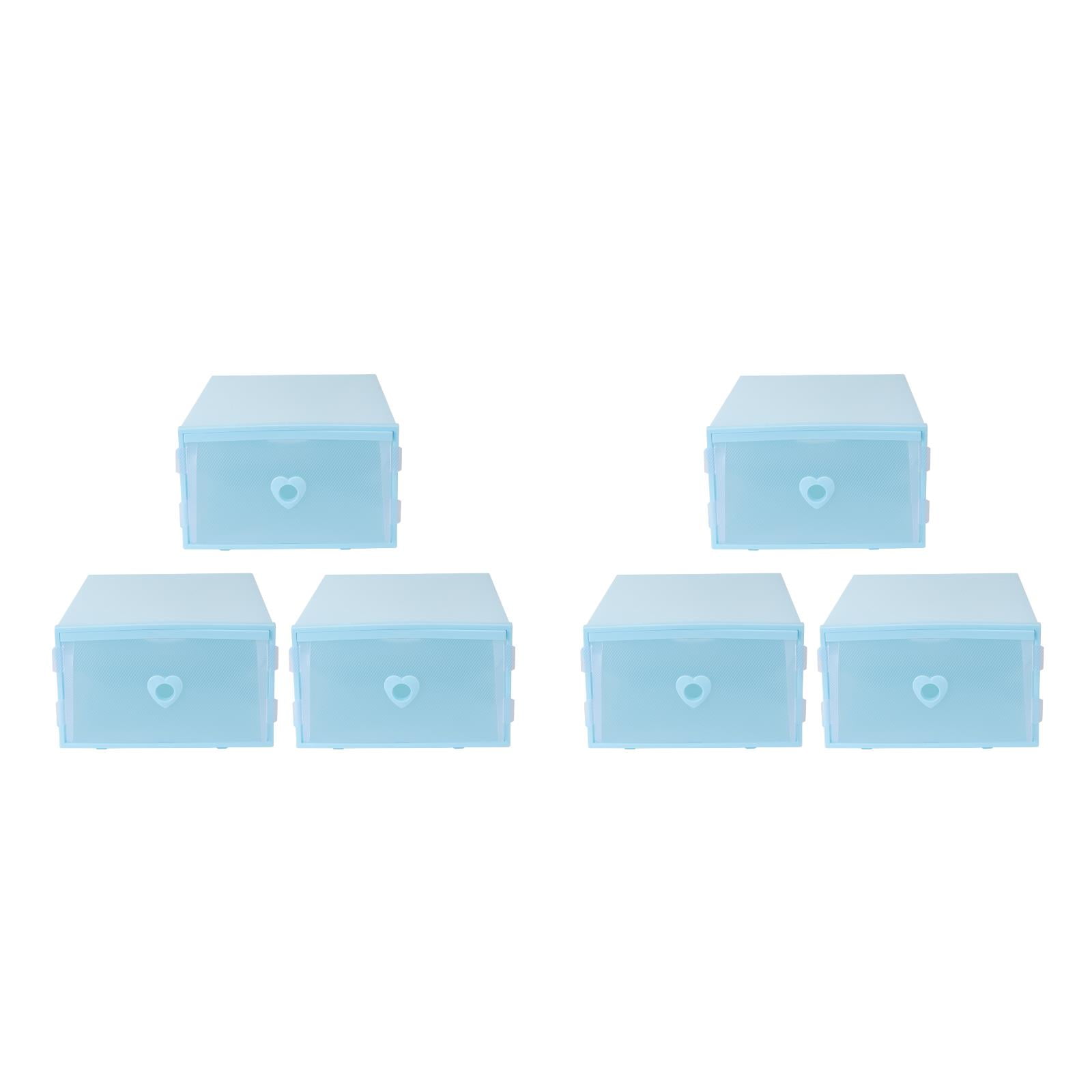 6 Pcs Stacking Drawer Stackable Storage Drawers Box Drawer Storage Bins ...