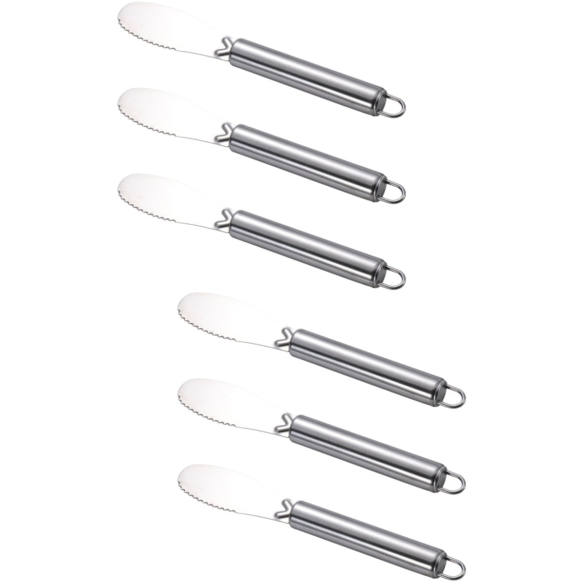 6 Pcs Stainless Steel Butter Knife Peanut Butter Butter Metal Spreader ...