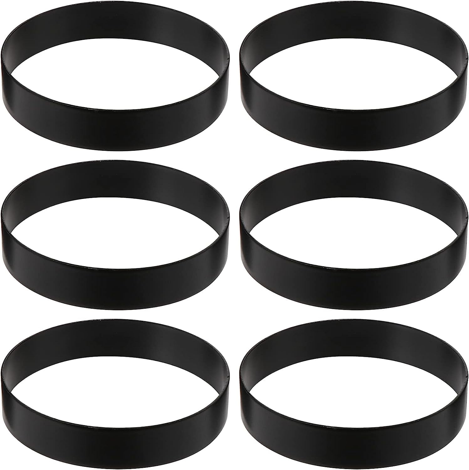 6 Pcs Stainless Steel Egg Ring Round Egg Cooker Ring for Fried Eggs and ...