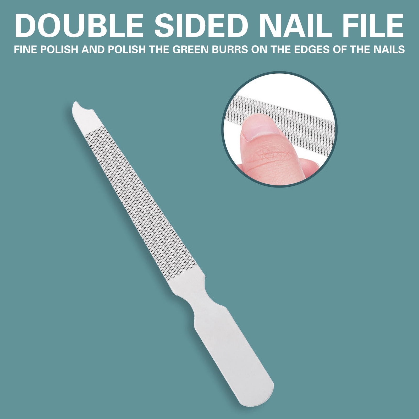 6 Pcs Stainless Steel Nail Clippers Set Travel Mini Manicure Set ...