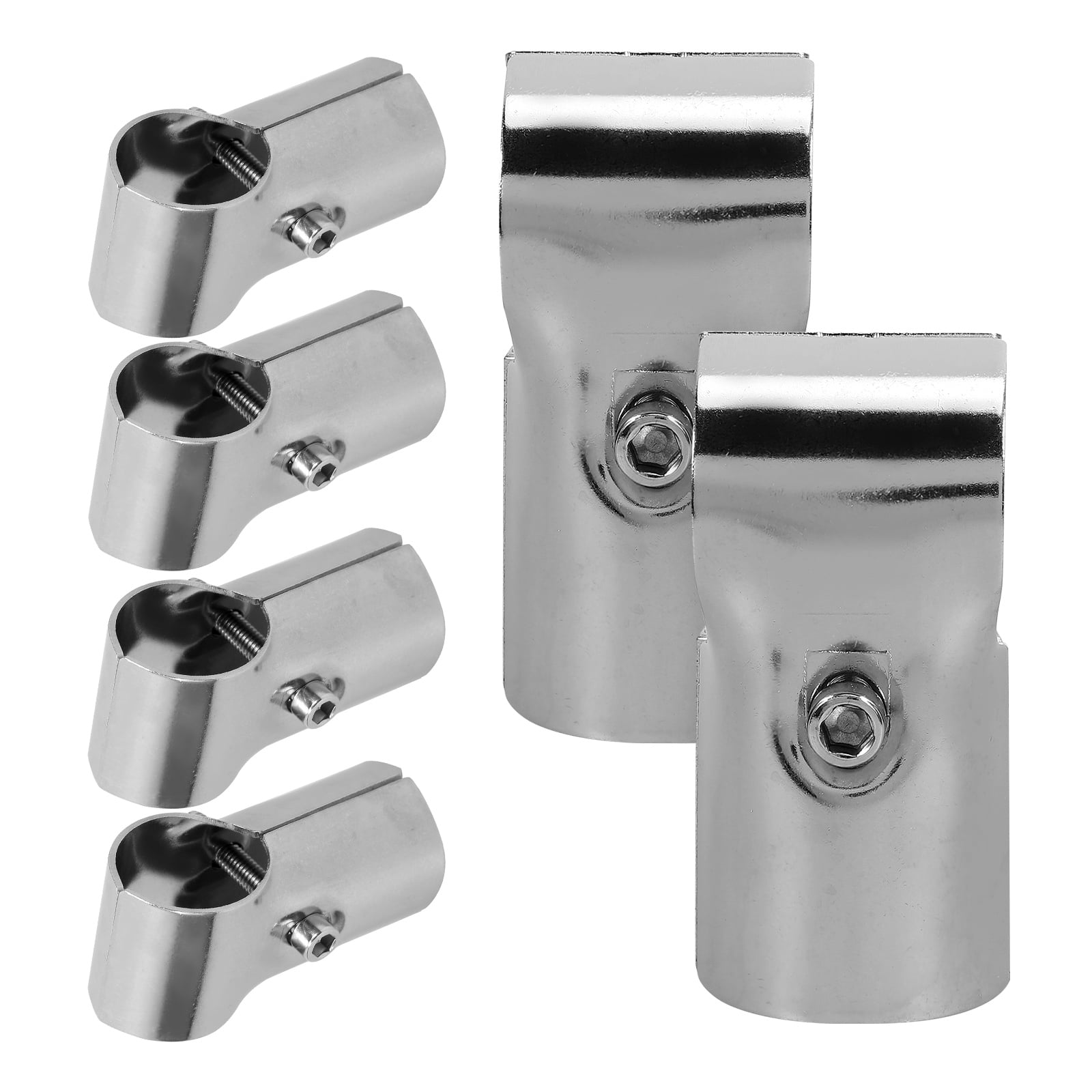 6 Pcs Stainless Steel Pipe Connectors Palisade Accessories Stainless ...