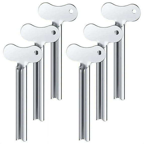 6 Pcs Stainless Steel Toothpaste Tube Squeezers Metal Key for Cosmetic ...