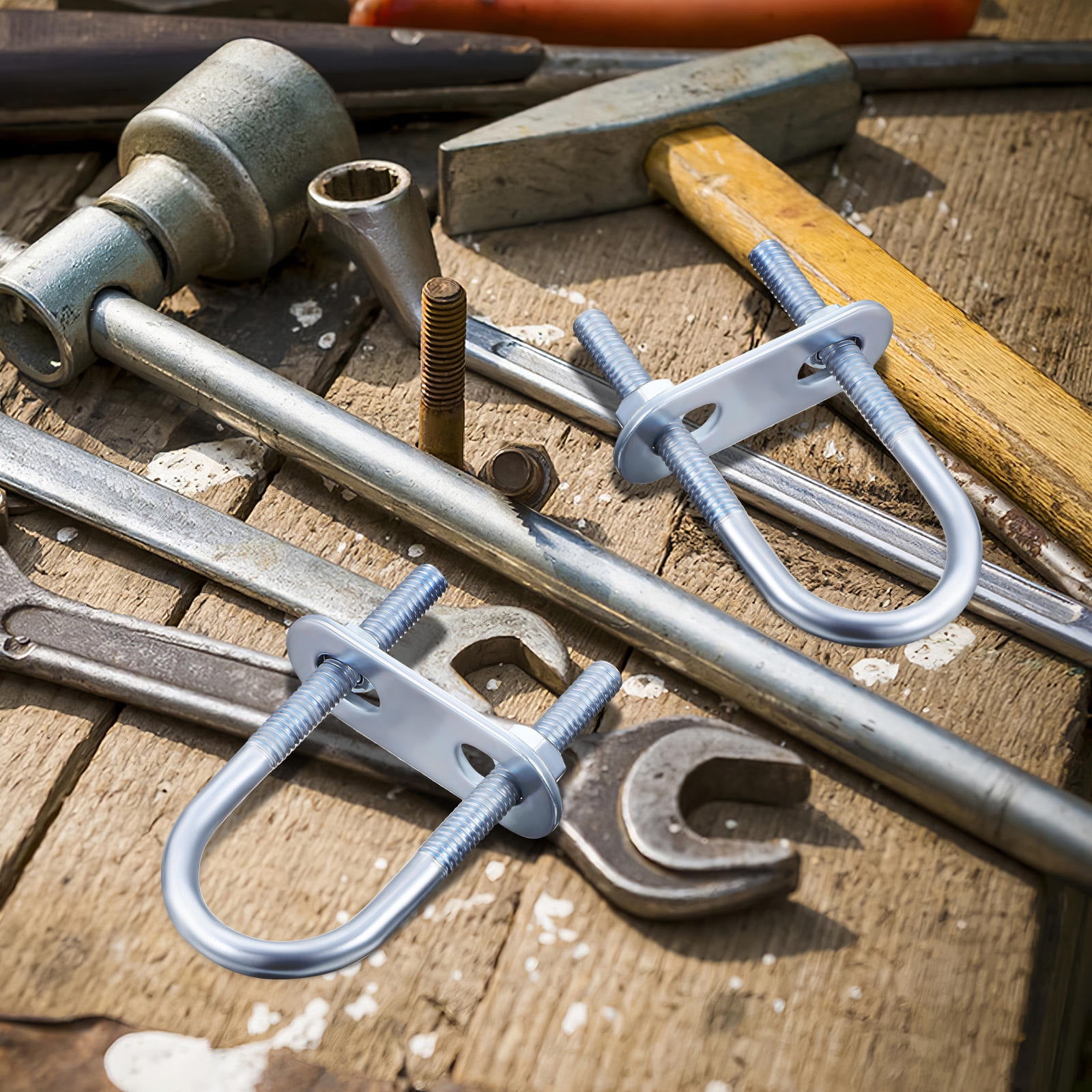 6 Pcs Stainless Steel U-bolts U Shape Bolts Round U-bolts Round U ...