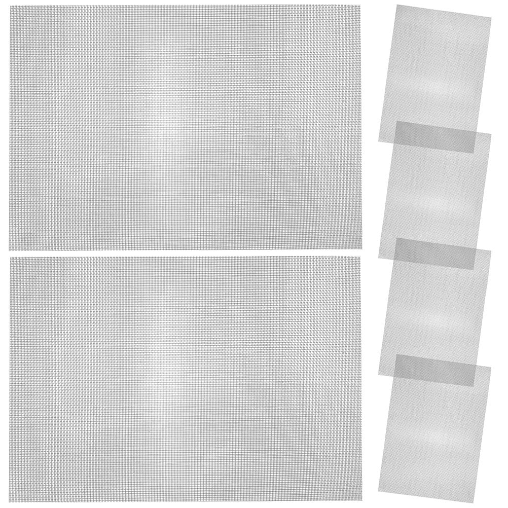 6 Pcs Stainless Steel Wire Mesh Screen Material Vent Window Netting for ...