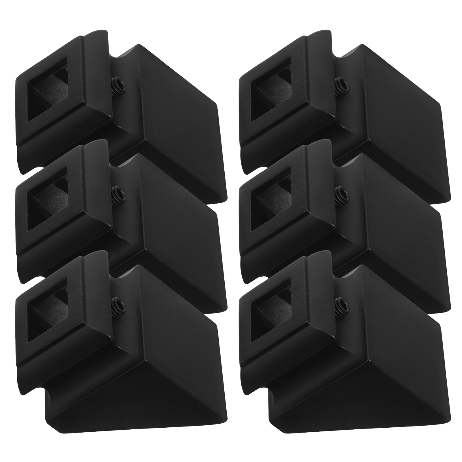 6 Pcs Stair Handrail Base Decorative Balusters Shoes Deck Railing ...