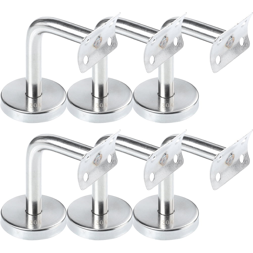 6 Pcs Staircase Handrail Bracket Rest Column Support Railing Brackets ...
