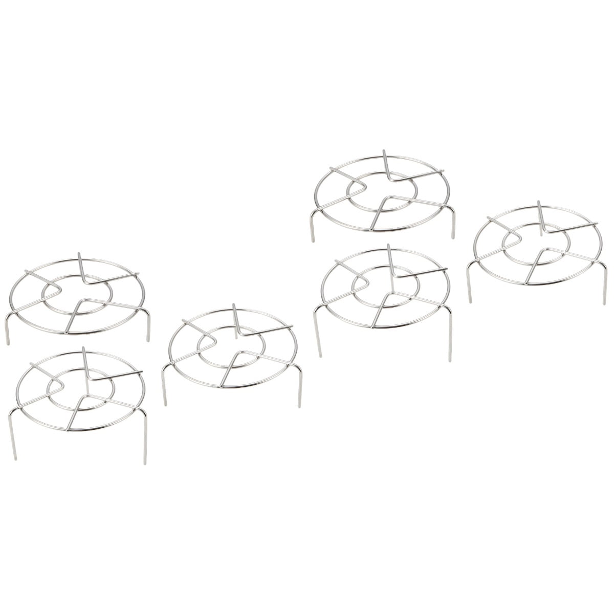 6 Pcs Steam Rack Stainless Steel Steaming Rack Egg Steaming Rack ...