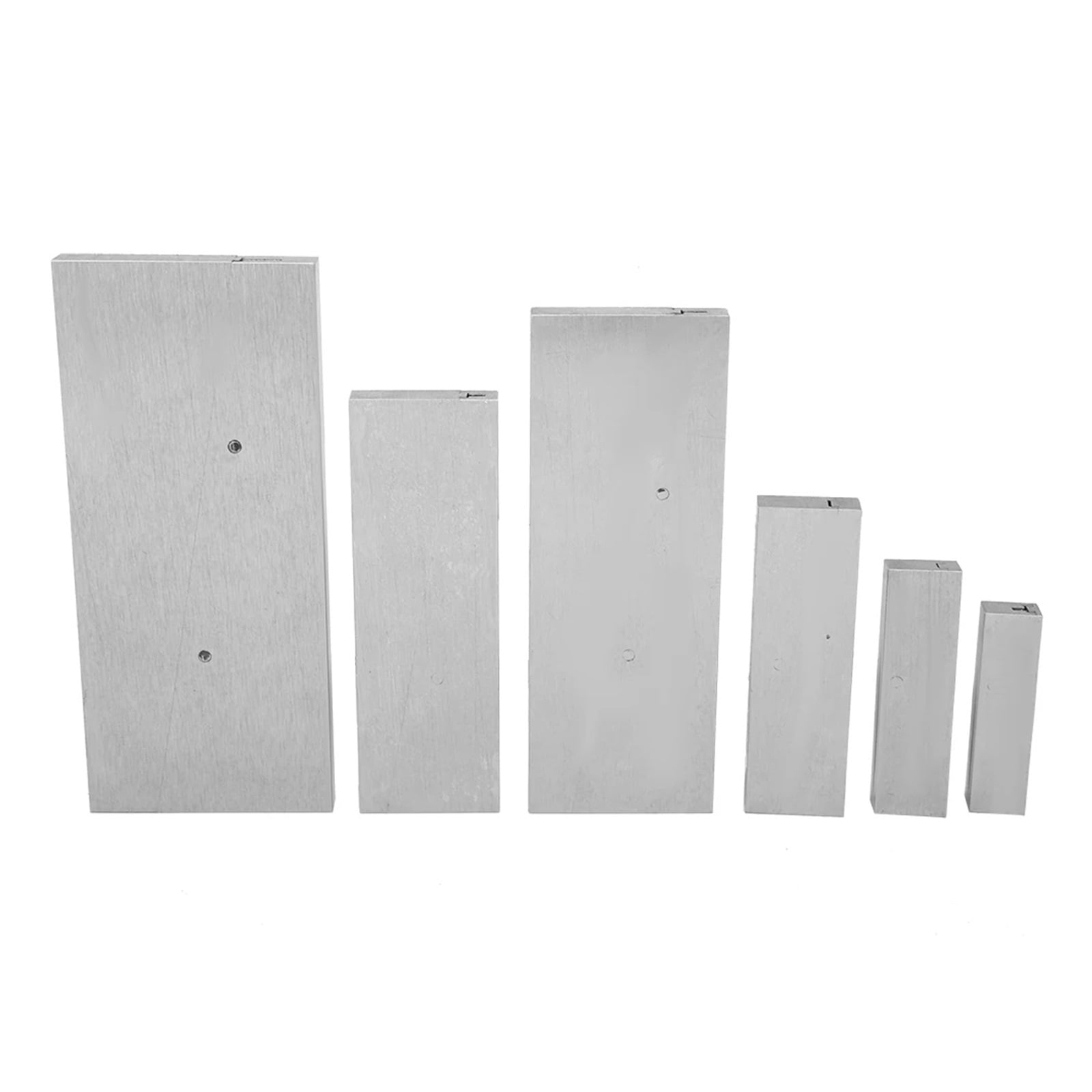 6 Pcs Steel Adjustable Parallel Block Set 3/8~2-1/4in Adjustment Range ...