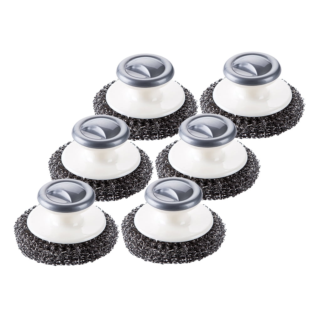 6 Pcs Steel Ball Brush Dish Scrub Dishes Brush Dish Cleaning Tools ...