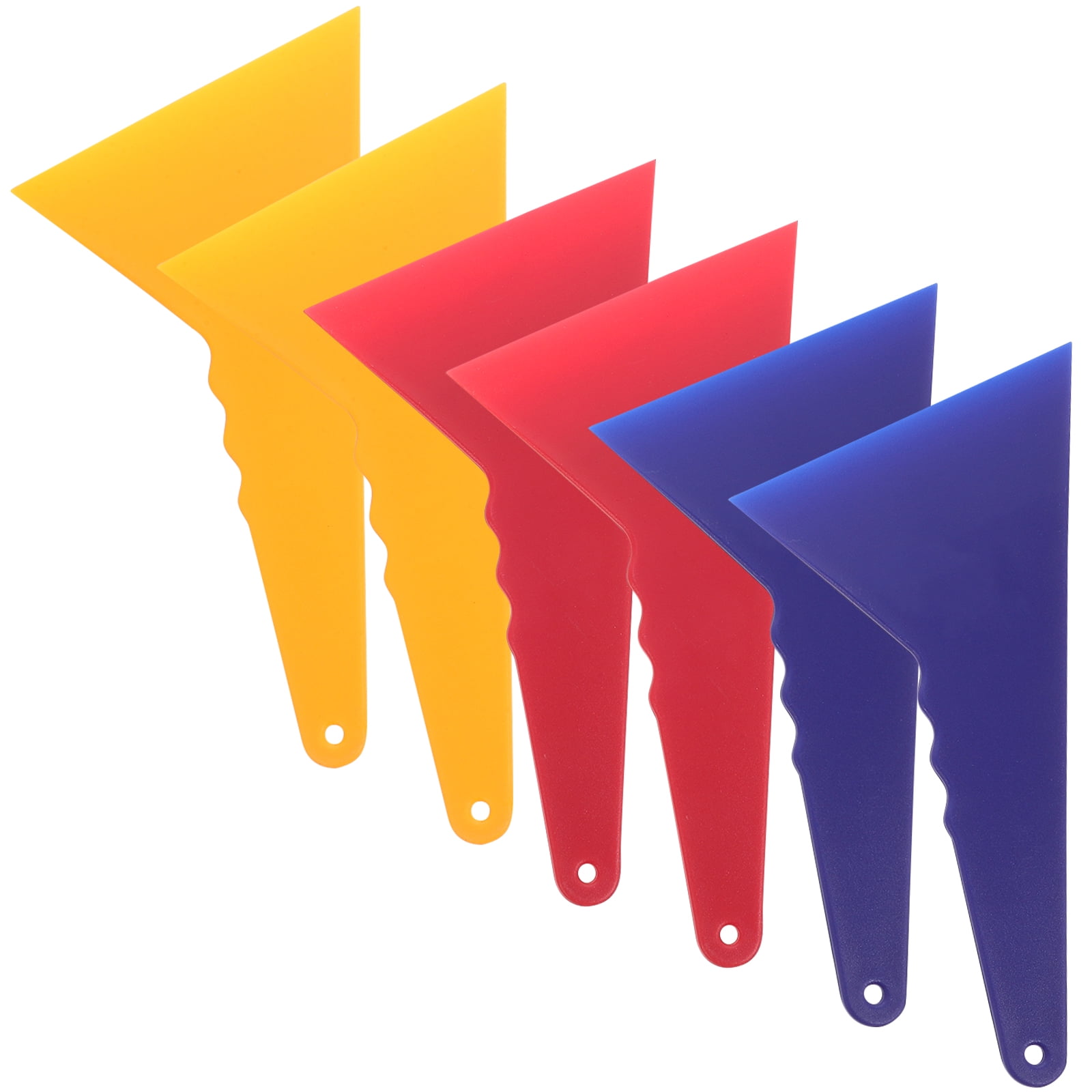 6 Pcs Storage Bins with Lids Car Scraper Window Auto Film Squeegee ...